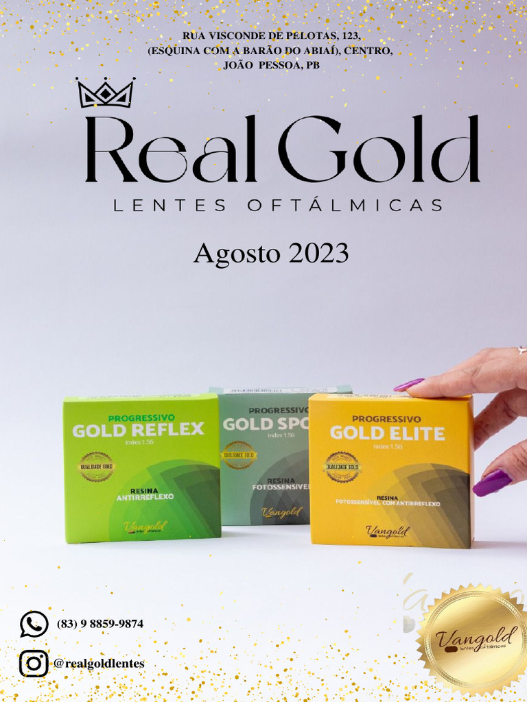 TABELA REAL GOLD AGOSTO 2023 | PDF