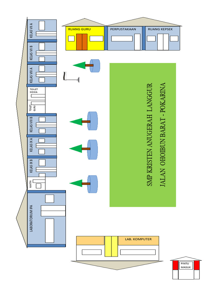 Denah SMP Kristen Anugerah | PDF
