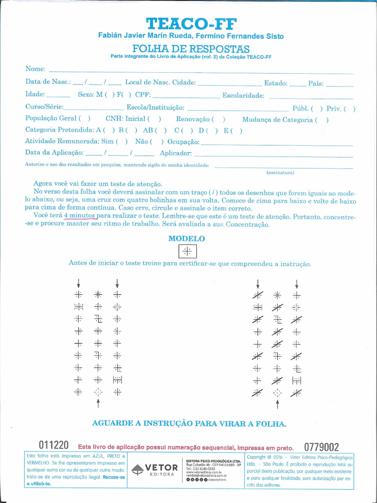 Teste Teaco-Ff-1 | PDF