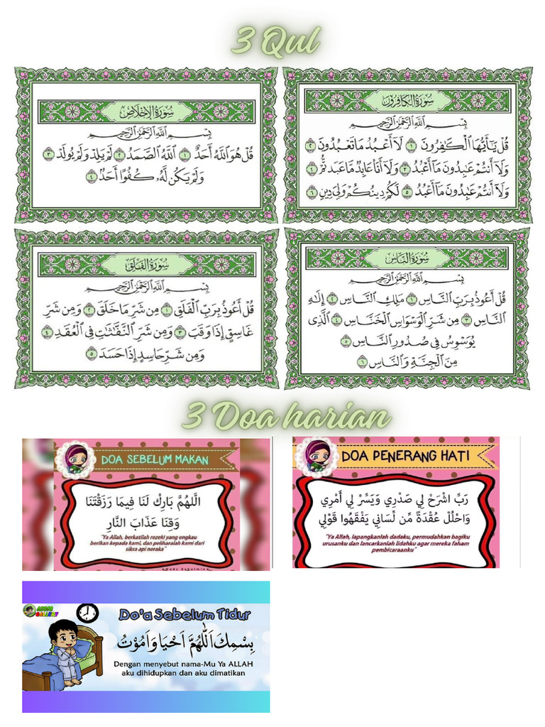 3 Qul Dan Doa | PDF