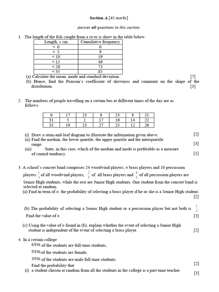 s3 Trial 2022 Smkaj | PDF