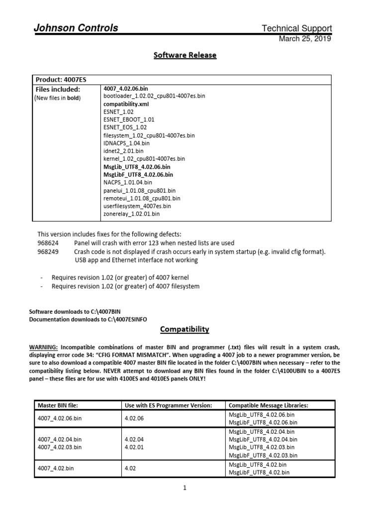 4007 Software Release | Download Free PDF | Computer File | Operating System Technology