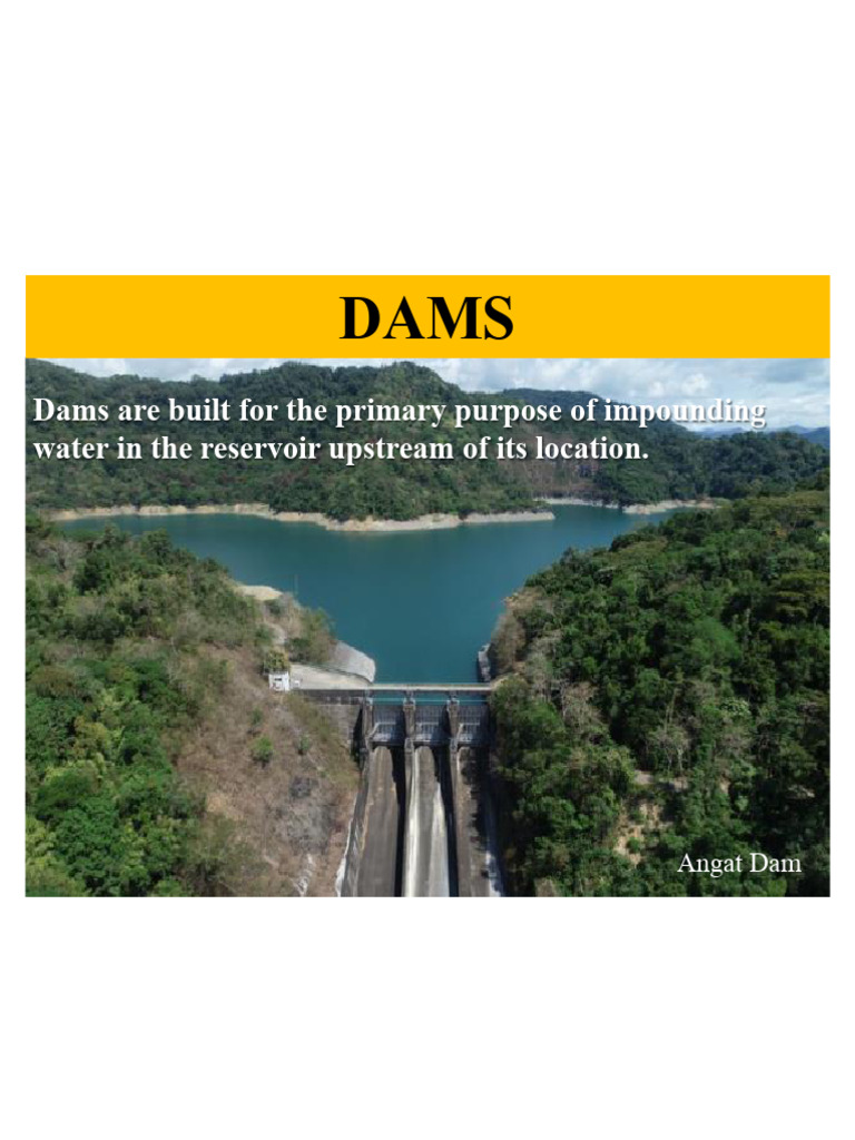 Open Dams | PDF | Dam | Force