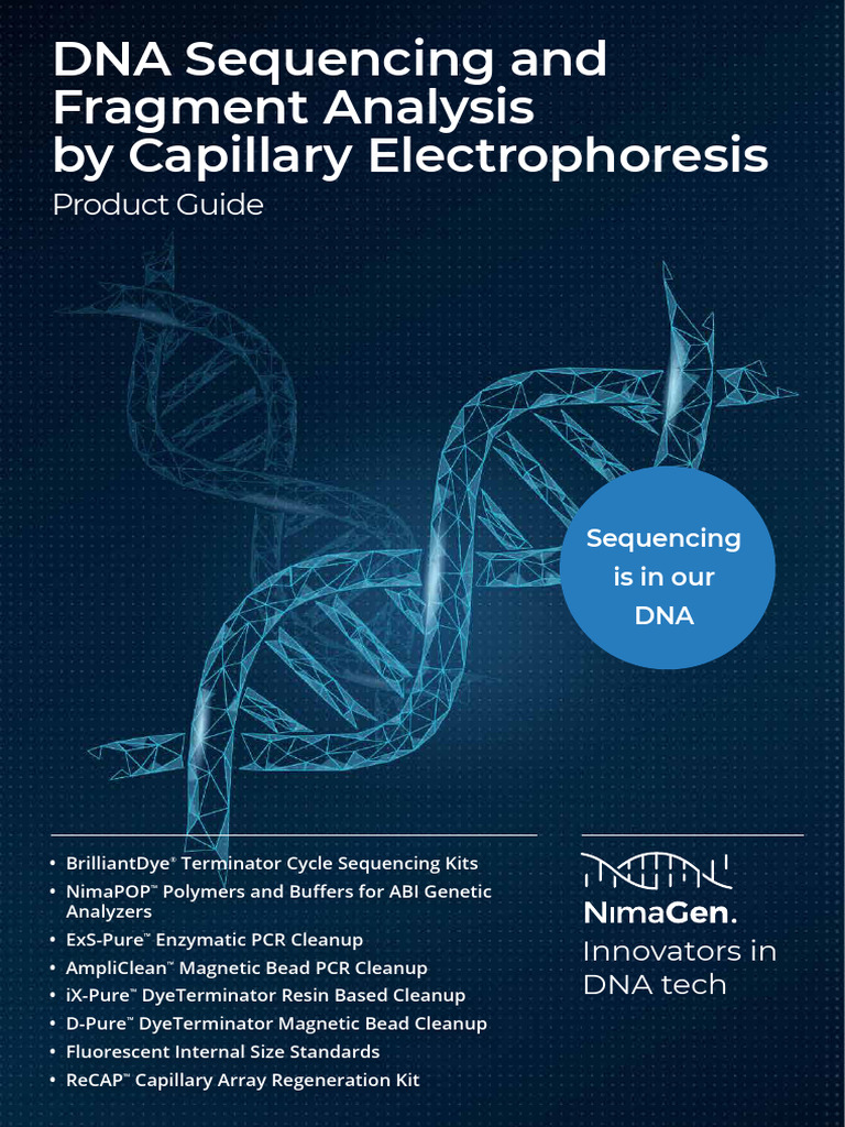 NimaGen Product Guide DNA Sequencing 2-2 LOW RESOLUTION | PDF | Dna ...