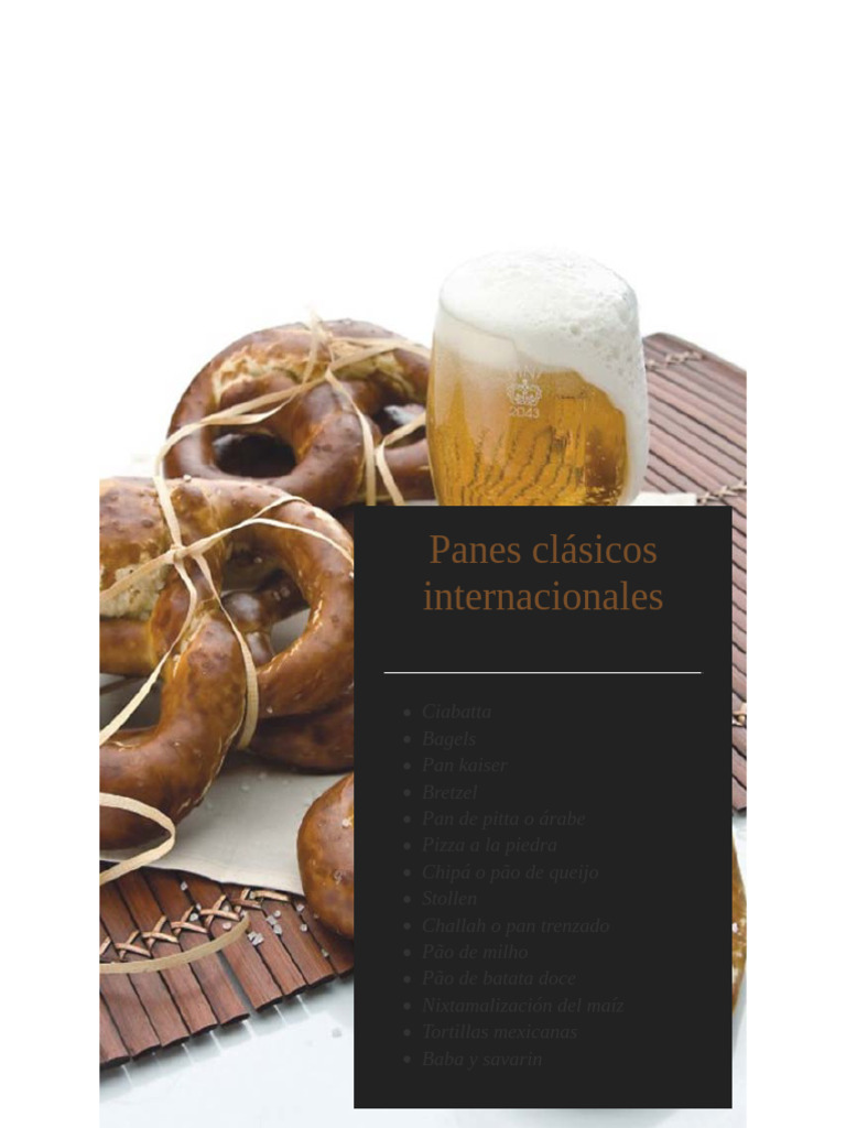 Panes Internacionales Clásicos | PDF | Panes | Alimentos