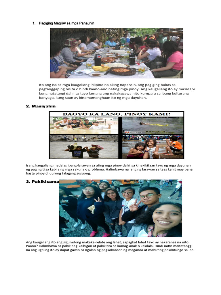 Pagiging Magiliw Sa Mga Panauhin | PDF