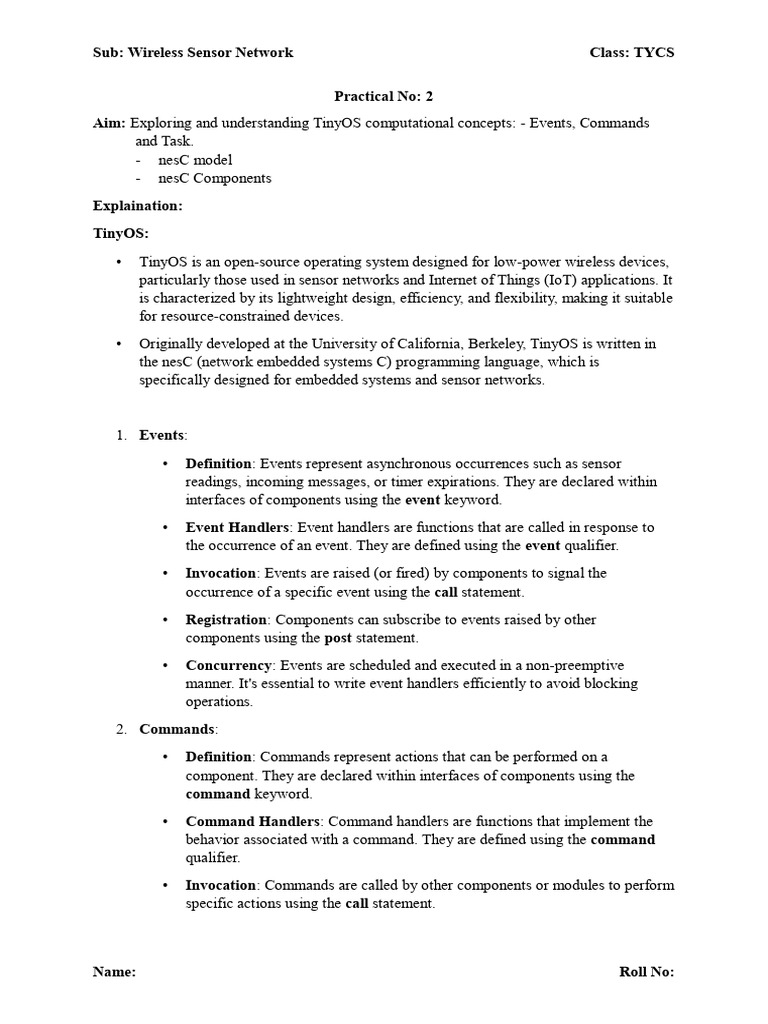 WSN_PractFile_ocr | PDF | Wireless Sensor Network | Systems Engineering