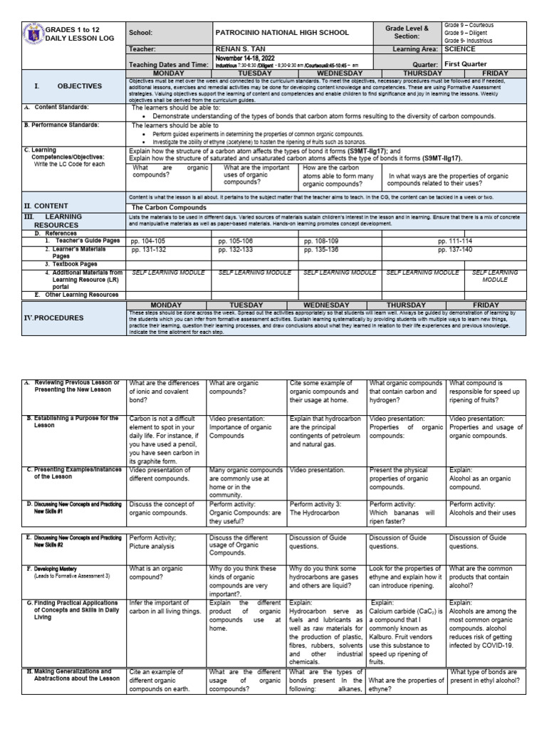 week 3 | PDF | Learning | Chemical Compounds