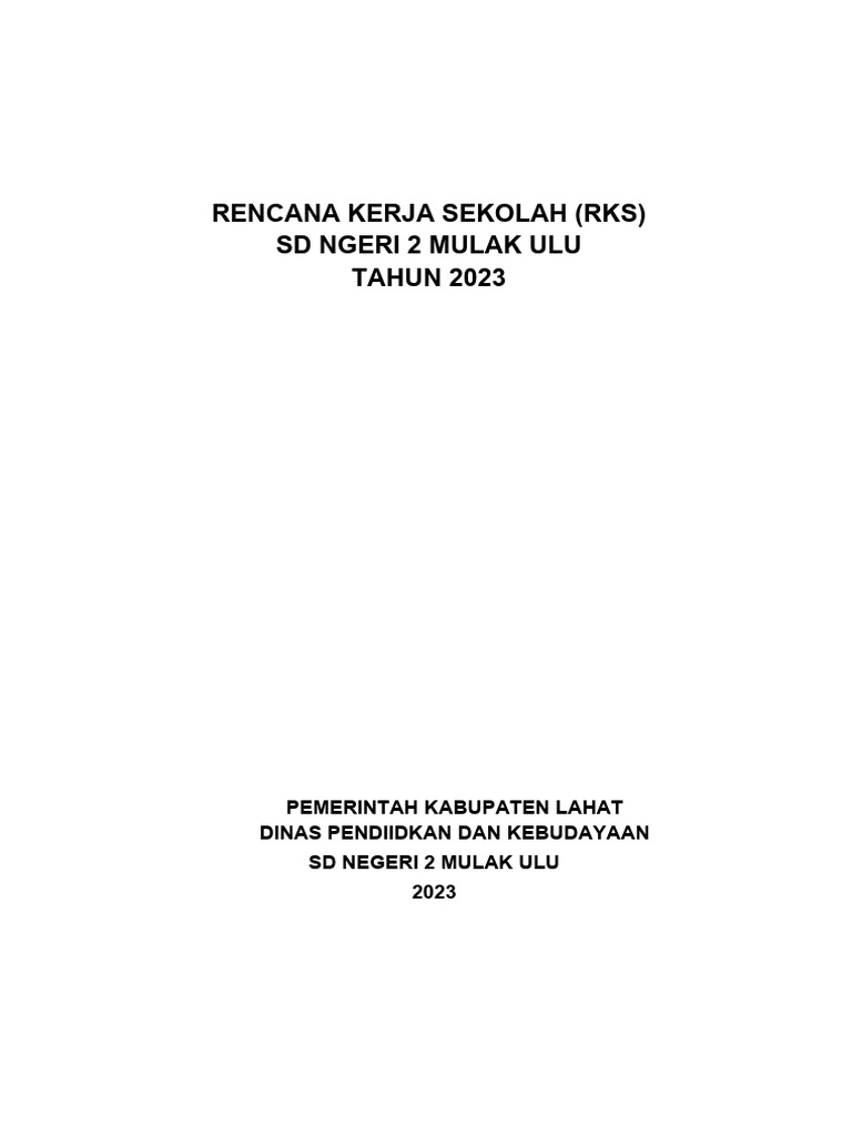 CONTOH RKS Fit | PDF