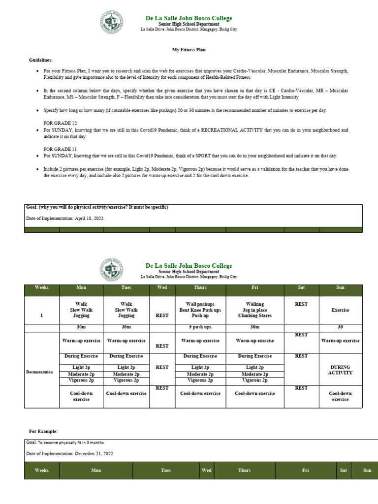 Fitness Map KD | PDF | Physical Fitness | Strength Training