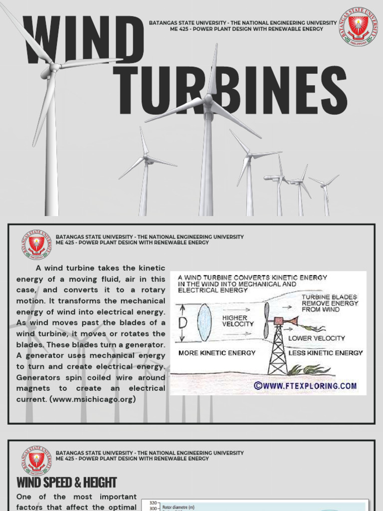 Wind Turbine Power Plant | PDF | Wind Turbine | Airfoil