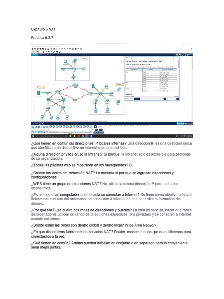 Capitulo 6 NAT | PDF