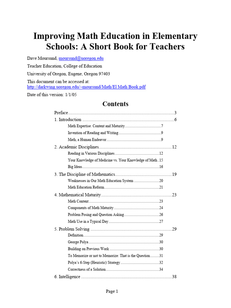 El Math | Download Free PDF | Mathematics | Constructivism (Philosophy ...