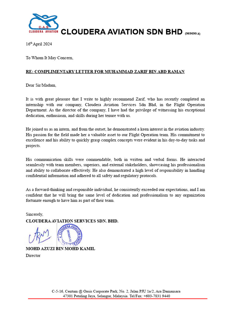Feedback Letter | PDF