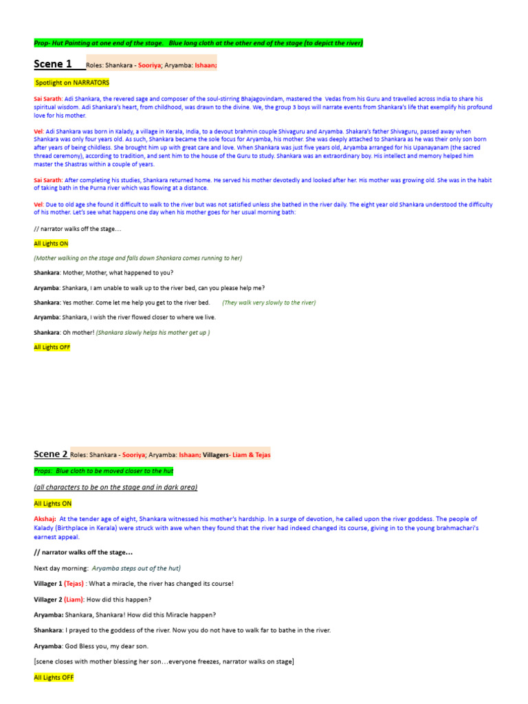 G3 Boys 30 April Script | PDF