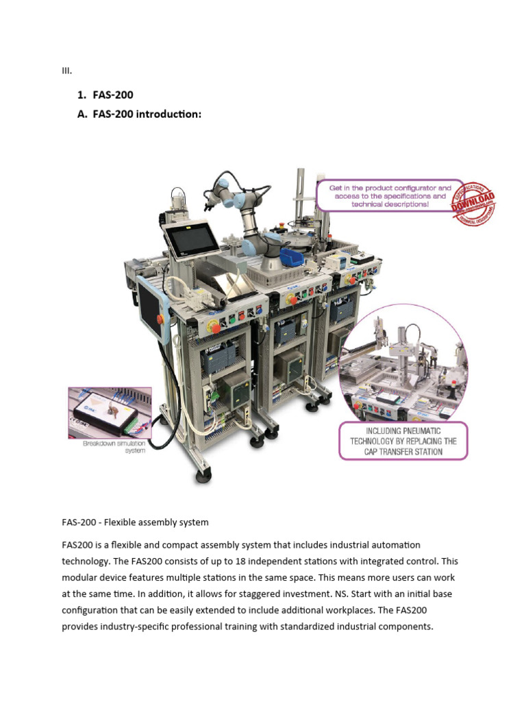 FAS-200: Modular Assembly System | PDF | Pallet | Manufactured Goods
