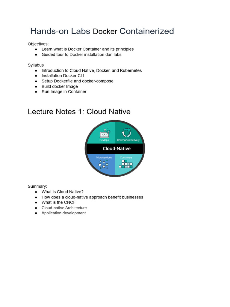 Hands-on Labs Docker Containerized | PDF | Software | Systems Engineering