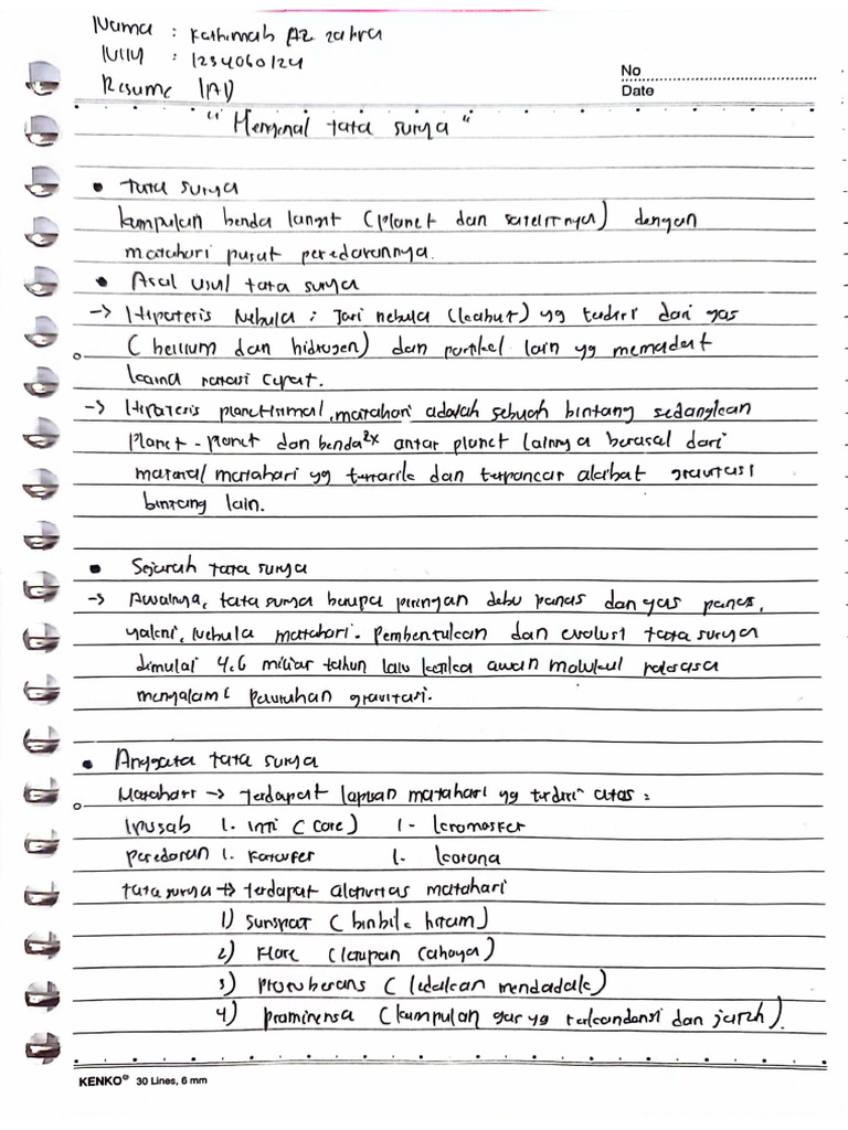 Resume IAD - Fathimah Az Zahra - Humas 2C | PDF