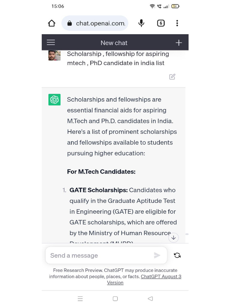 Achievements Opportunities Mtech PHD | PDF