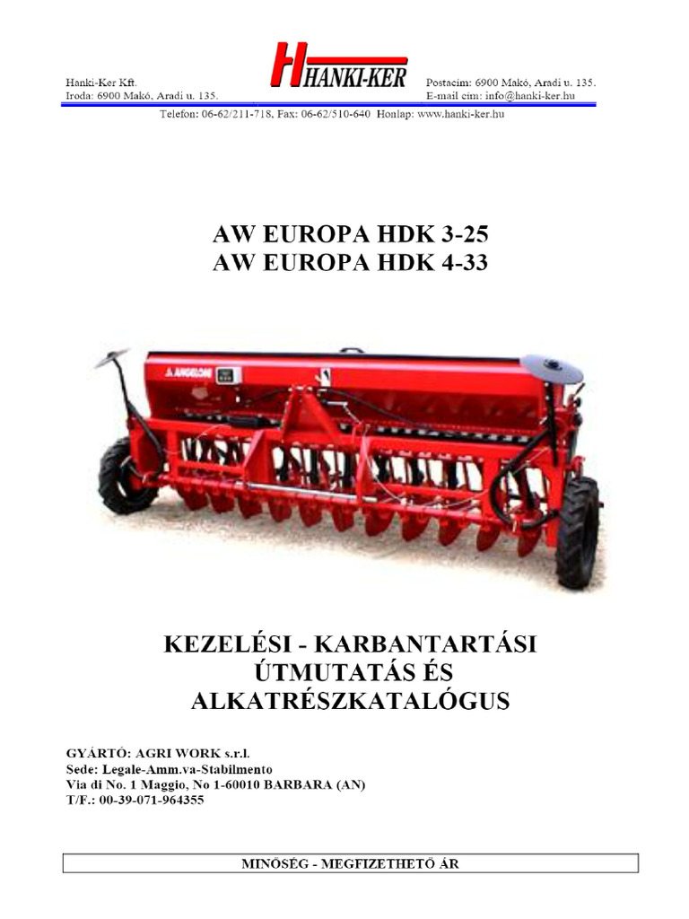 Aw Europa HDK 3-25 Aw Europa HDK PDF | PDF