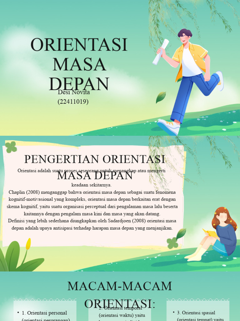 Orientasi Masa Depan: Definisi & Proses | PDF