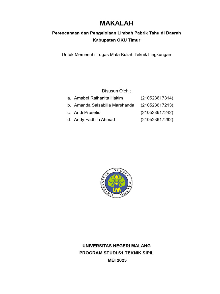 Makalah Tekling Kelompok 5 | PDF