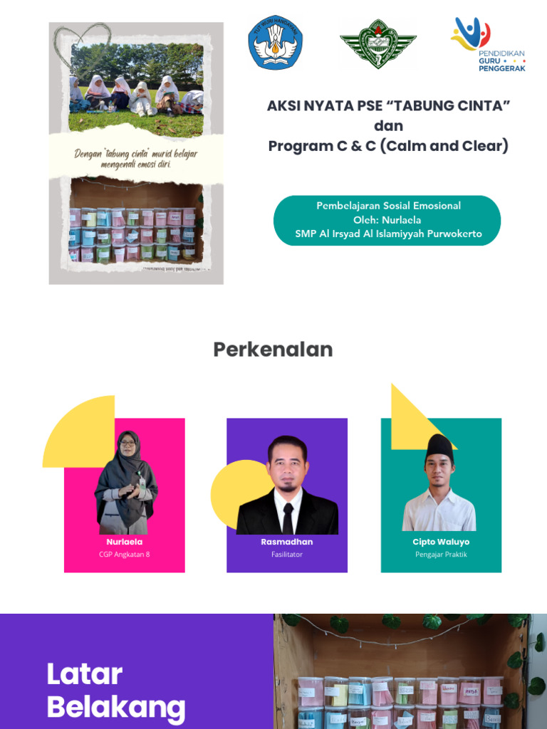 AKSI NYATA PSE "TABUNG CINTA" Dan Program C & C (Calm and Clear) | PDF