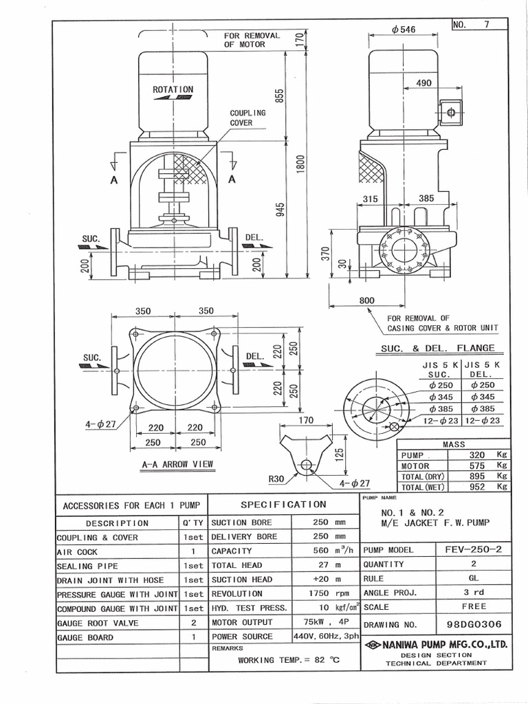 COMPLETION DRAWING H1880 | PDF