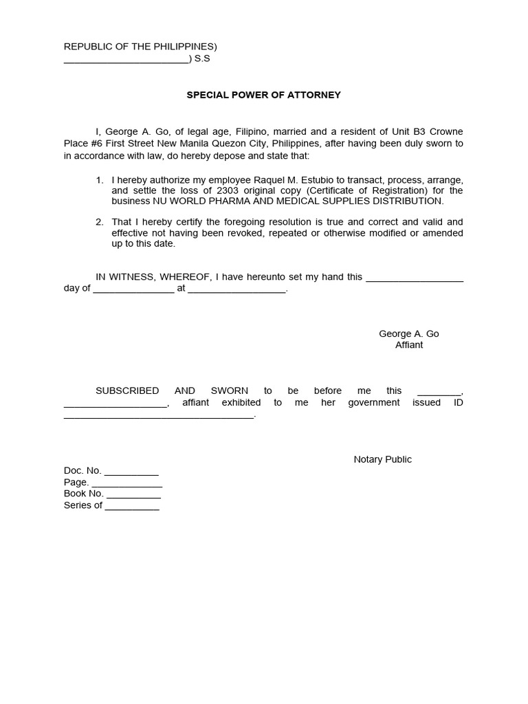 SPA Bir Loss of 2303 | PDF