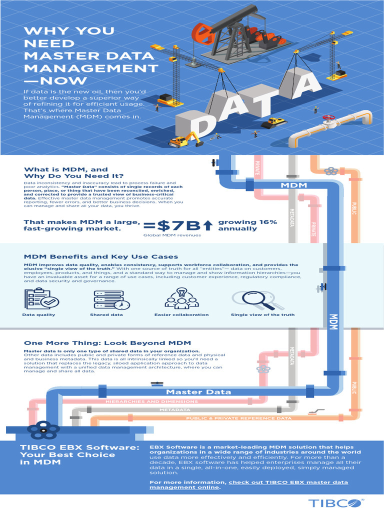 Why You Need MDM Now Infographic 2022 | Download Free PDF | Data | Data Quality