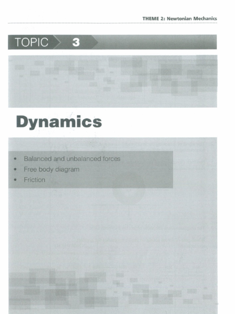 Sec Physics - Dynamics practice paper | PDF