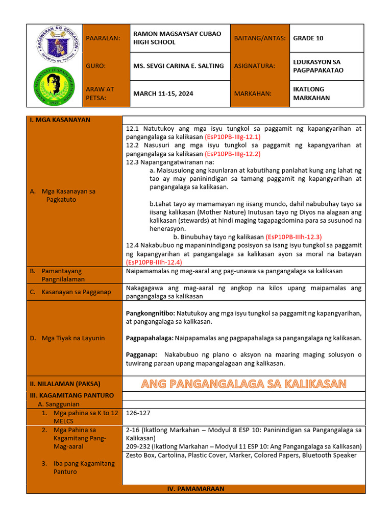 Esp DLP w5 Sevgi | PDF