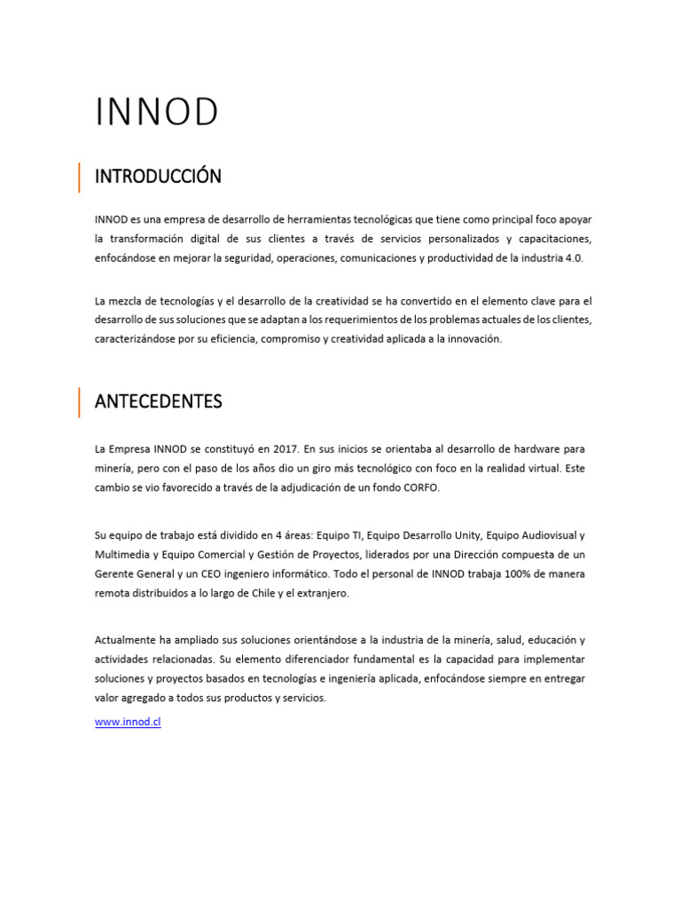 Caso INNOD | PDF | Business | Gestión de recursos humanos
