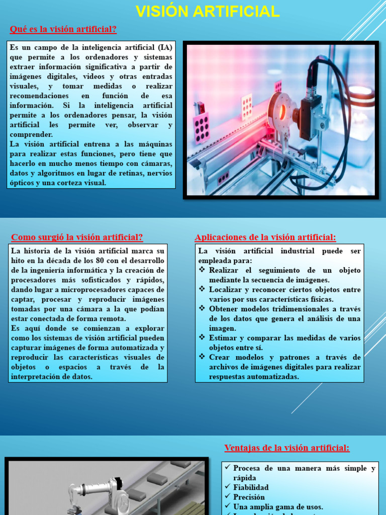 Historia y aplicaciones de visión artificial | PDF | Visión por ...
