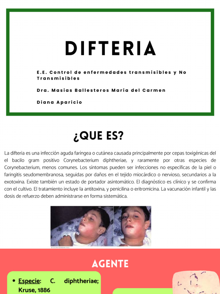 Difteria | PDF