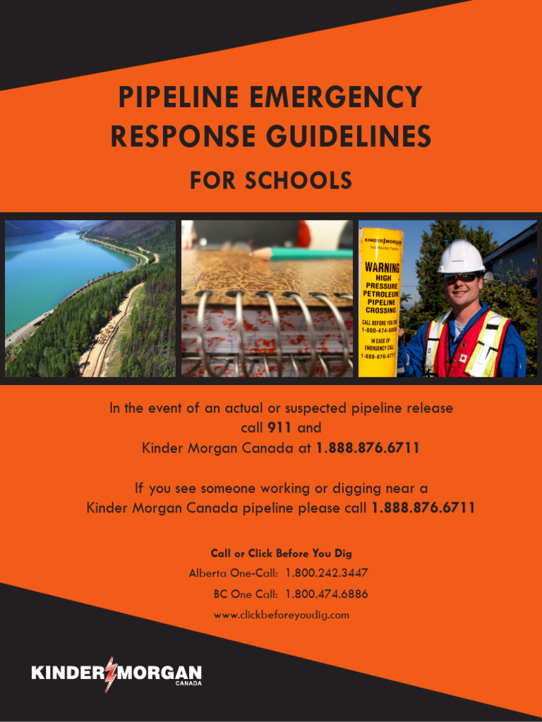 A87441-4 IR No. 1 Chilliwack - Rachel S - Pipeline Emergency Response Guidelines For Schools ...