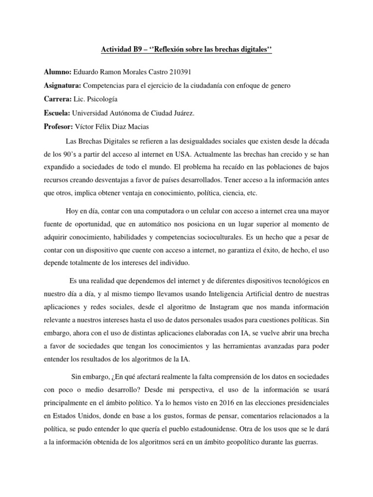 Actividad B9 | PDF | Inteligencia artificial | Inteligencia (IA) y semántica