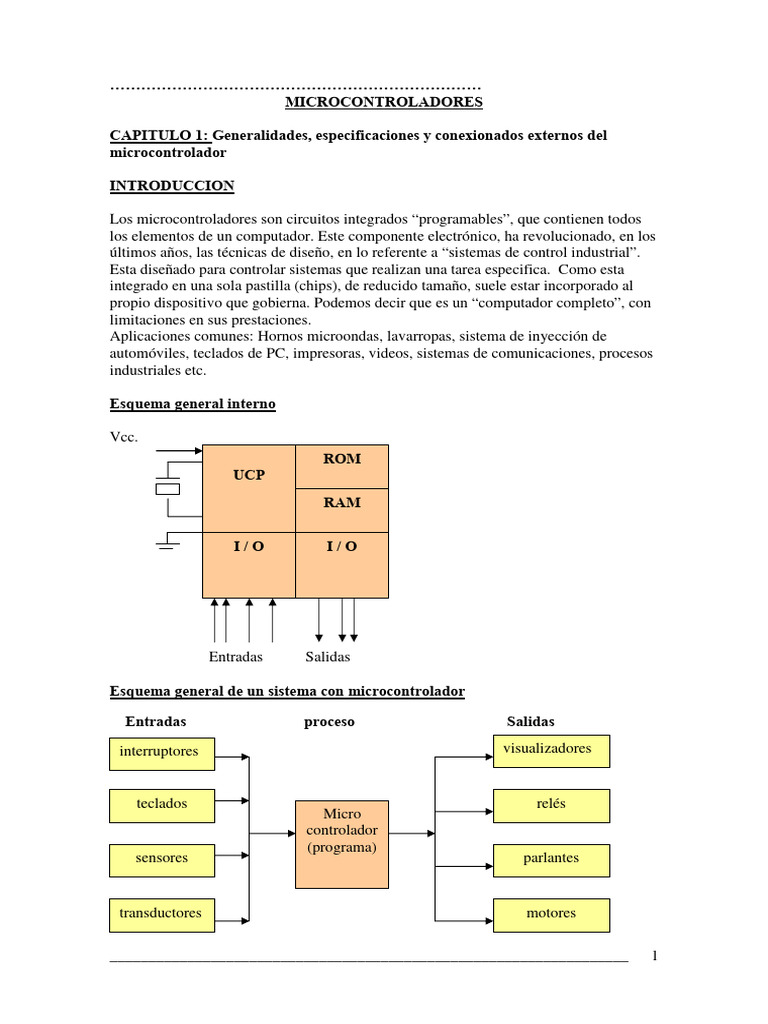 Microcontrolador | PDF | Microcontrolador | Lenguaje de programación