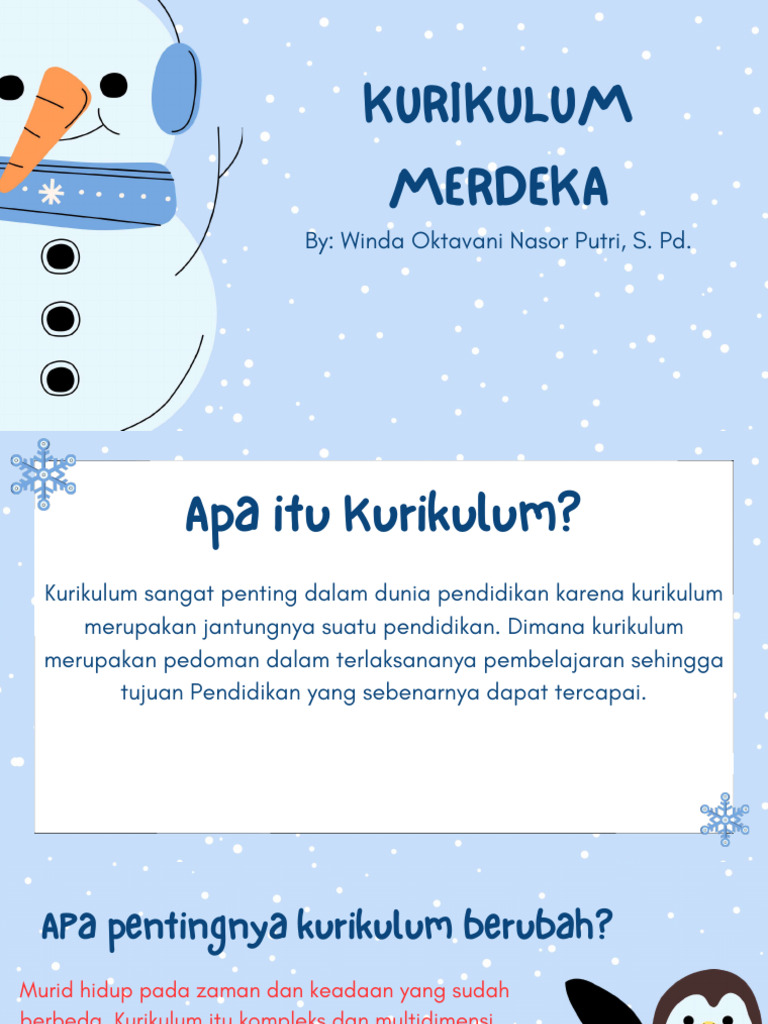 Kurikulum Merdeka: Panduan Pembelajaran Dinamis | PDF