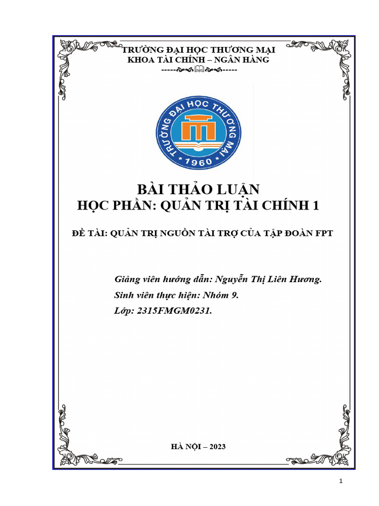 Nhóm 9 - QTTC1 | PDF