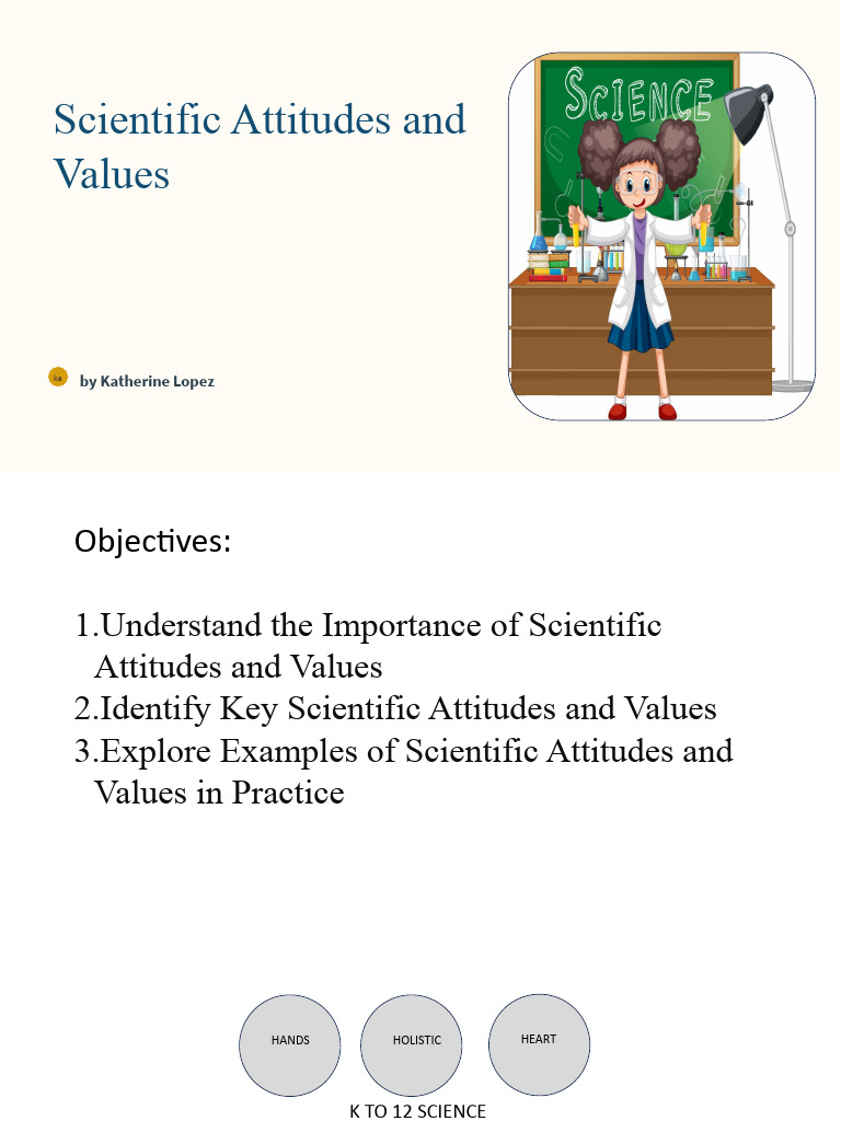 Scientific Attitudes and Values in Education | PDF | Science | Attitude ...