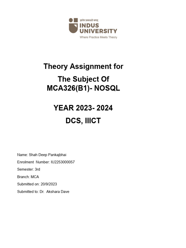 Case Study NOSQL | PDF | Map Reduce | Apache Hadoop Case Study NOSQL | PDF | Map Reduce | Apache Hadoop
