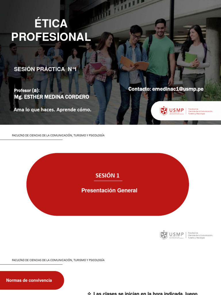 Sesión Practica N°1 | Descargar gratis PDF | Sicología | Turismo