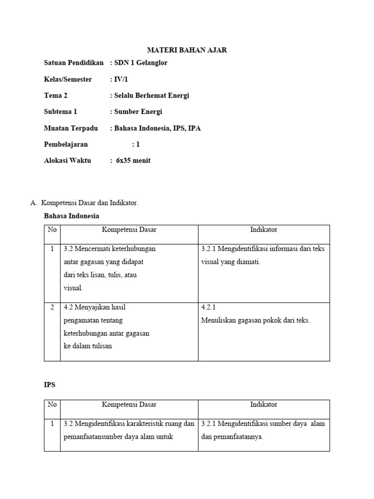 MATERI BAHAN AJAR Perencanaan | PDF