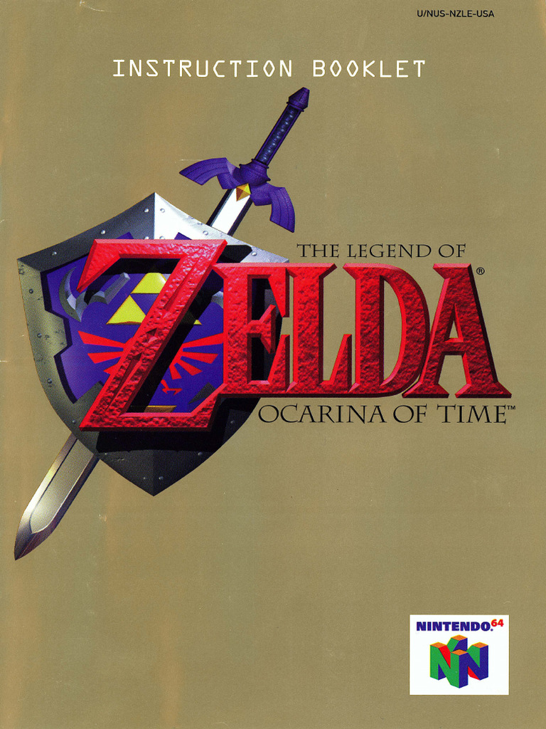 The Legend of Zelda: Ocarina of Time, Instruction Manual | PDF