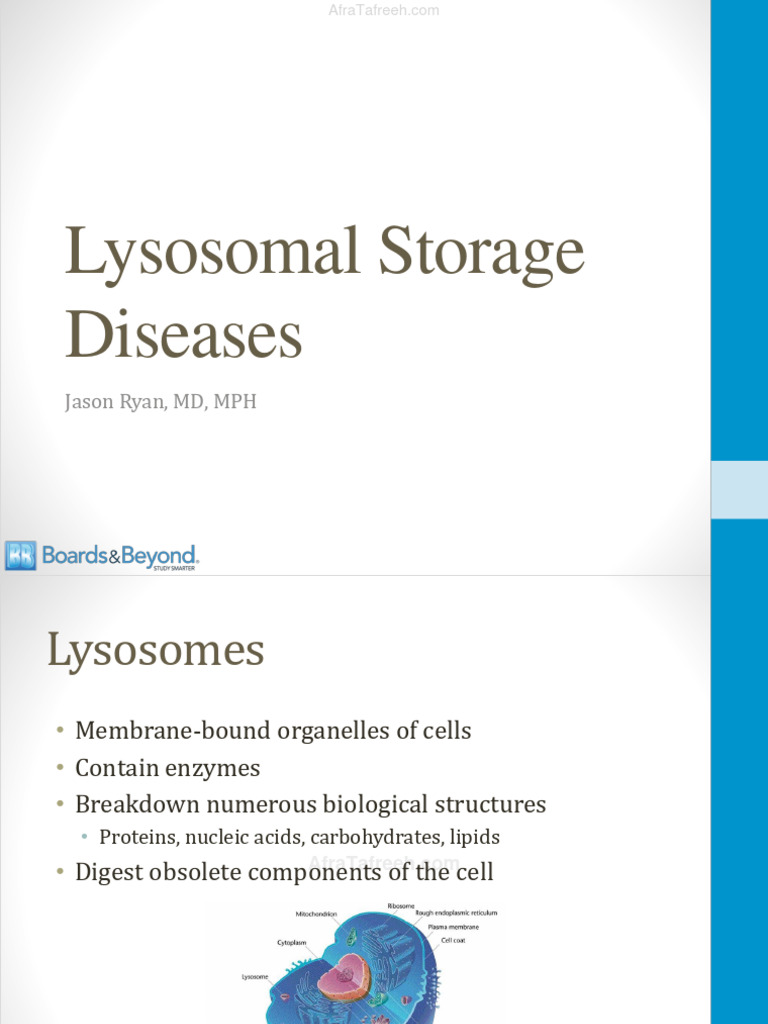 Lysosomal Storage Diseases Atf | PDF | Lysosome | Diseases And Disorders