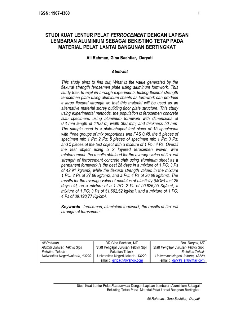 Komposisi Ferosemen | PDF