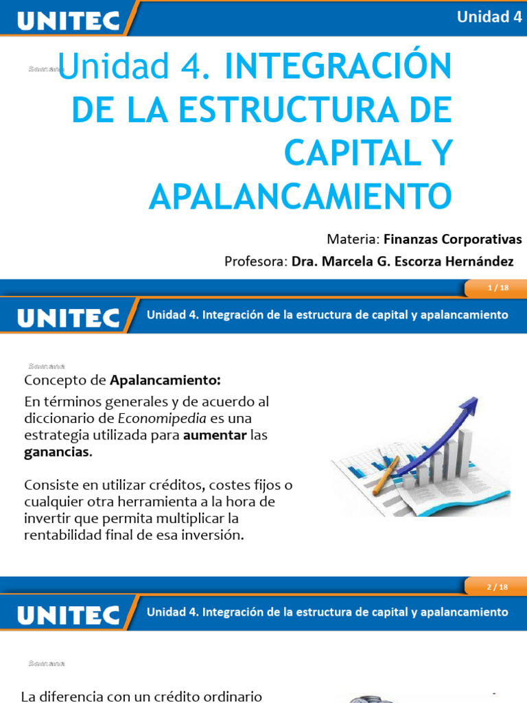 Estructura de Capital y Apalancamiento | PDF | Apalancamiento (Finanzas) | Contabilidad financiera