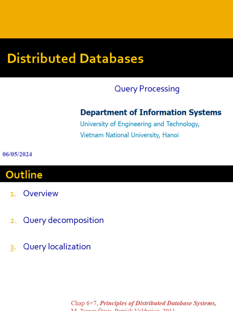 Query Processing | PDF Query Processing | PDF