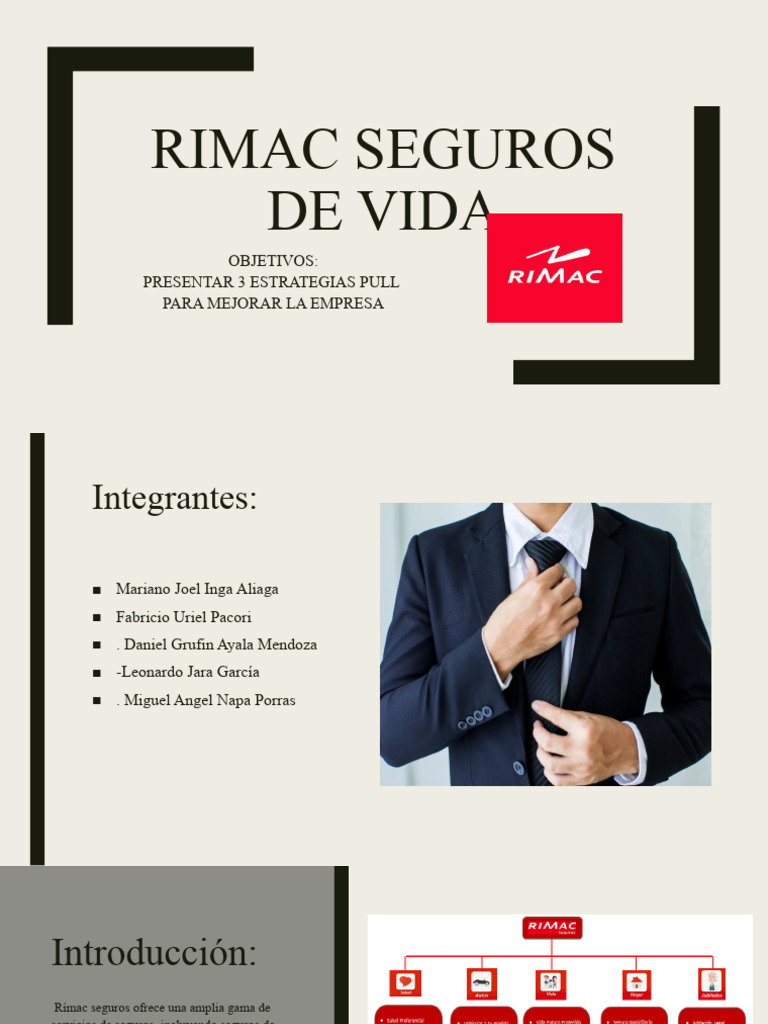 Rimac Seguros de Vida | PDF | Marketing | Seguro